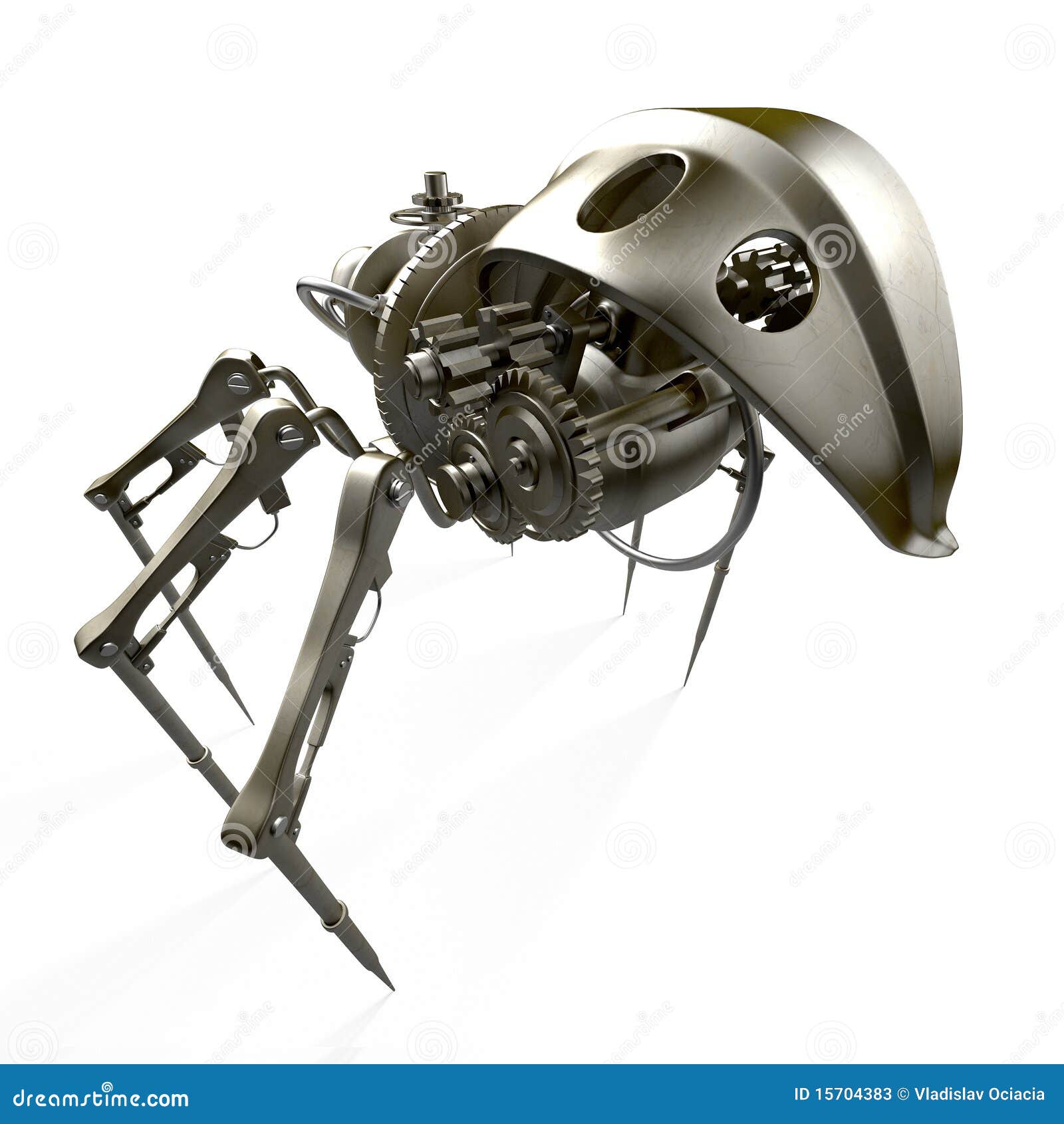Robot - spider - spy stock illustration. Illustration of nanobot - 15704383
