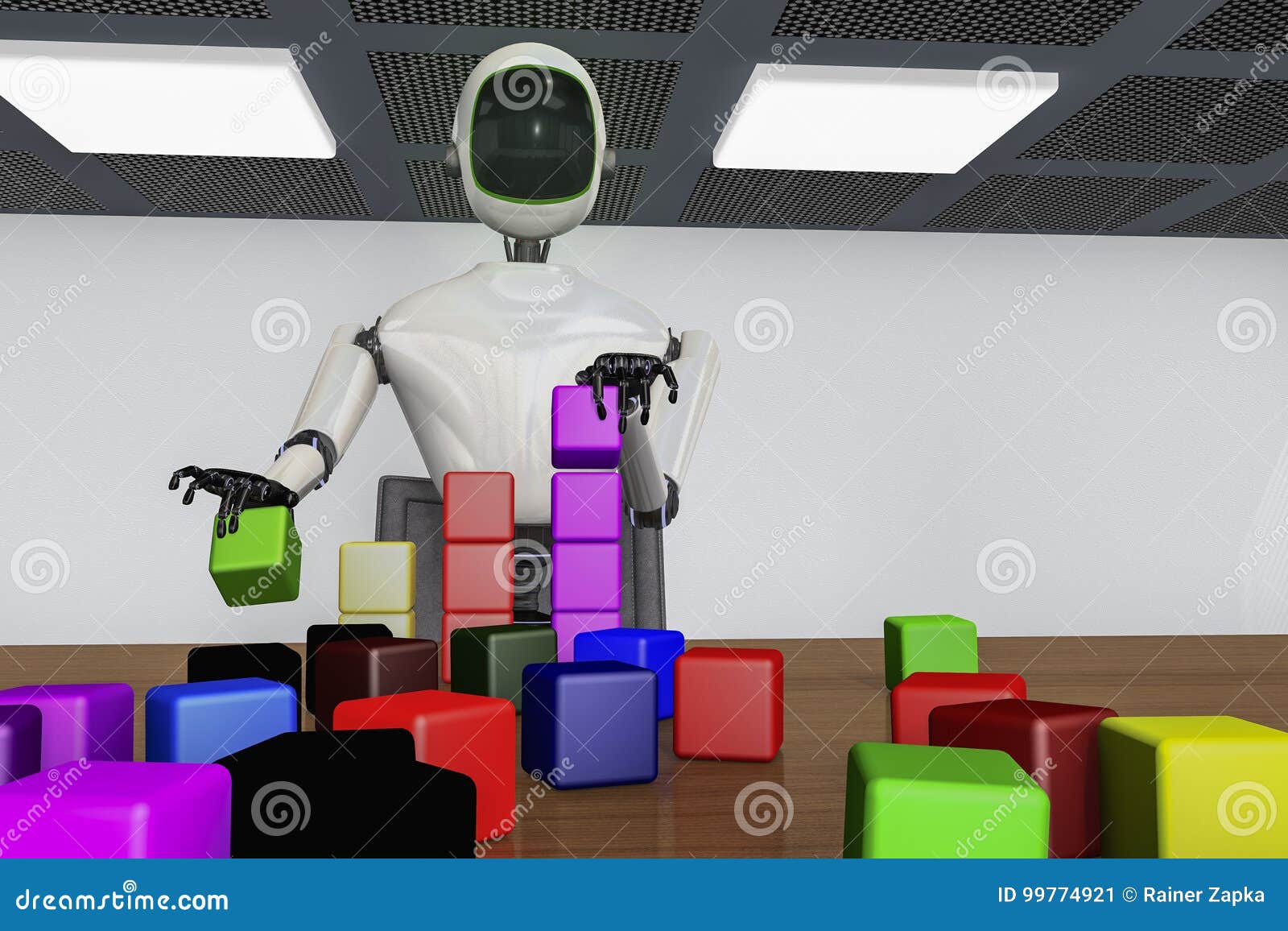 Colorful blocks stock illustration. Illustration of spies - 99774921