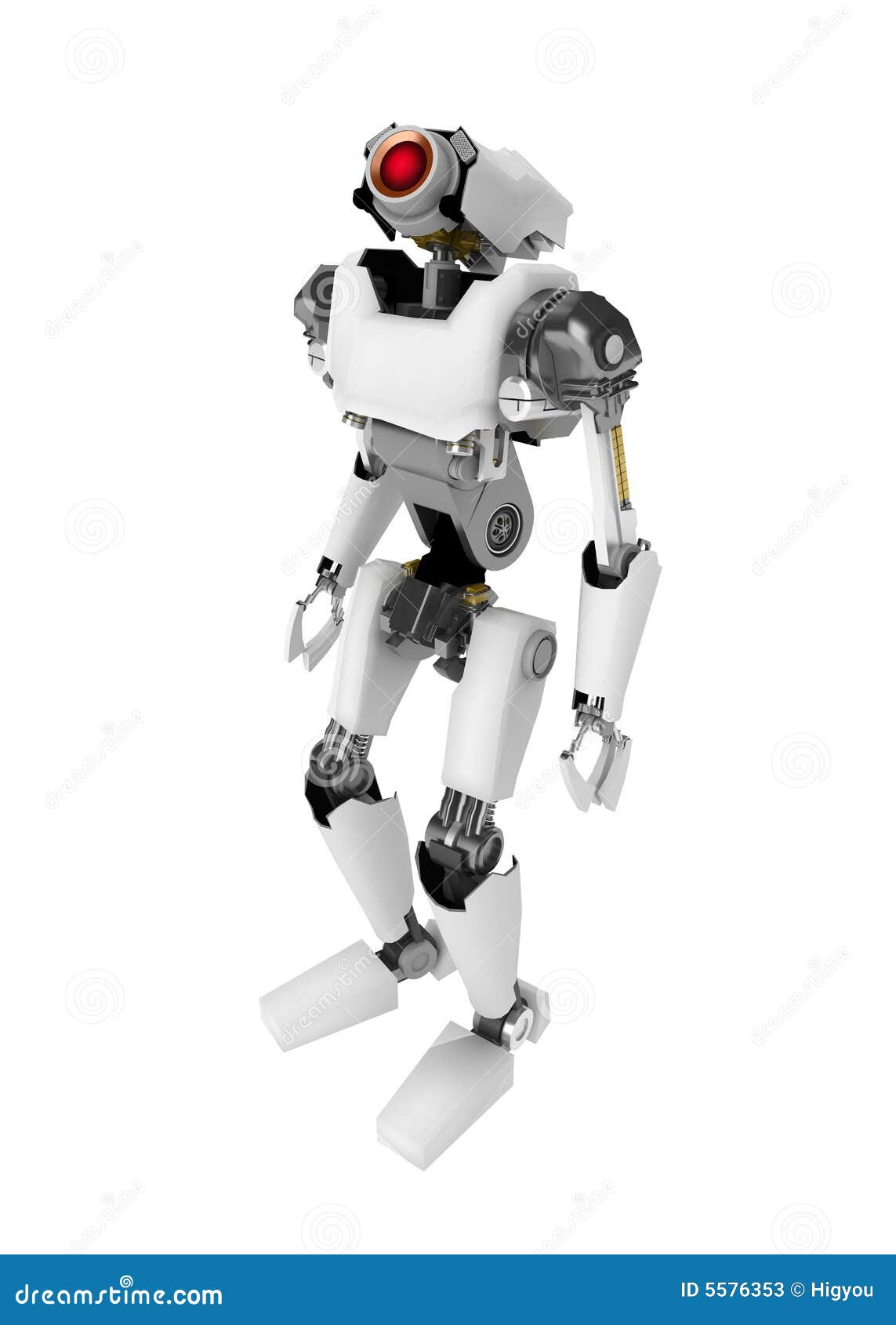 Robot, Standing stock illustration. Illustration of plastic - 5576353