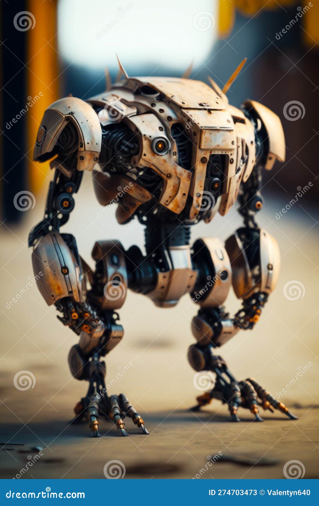 Robot that is Standing on One Foot and Has One Foot on the Other ...