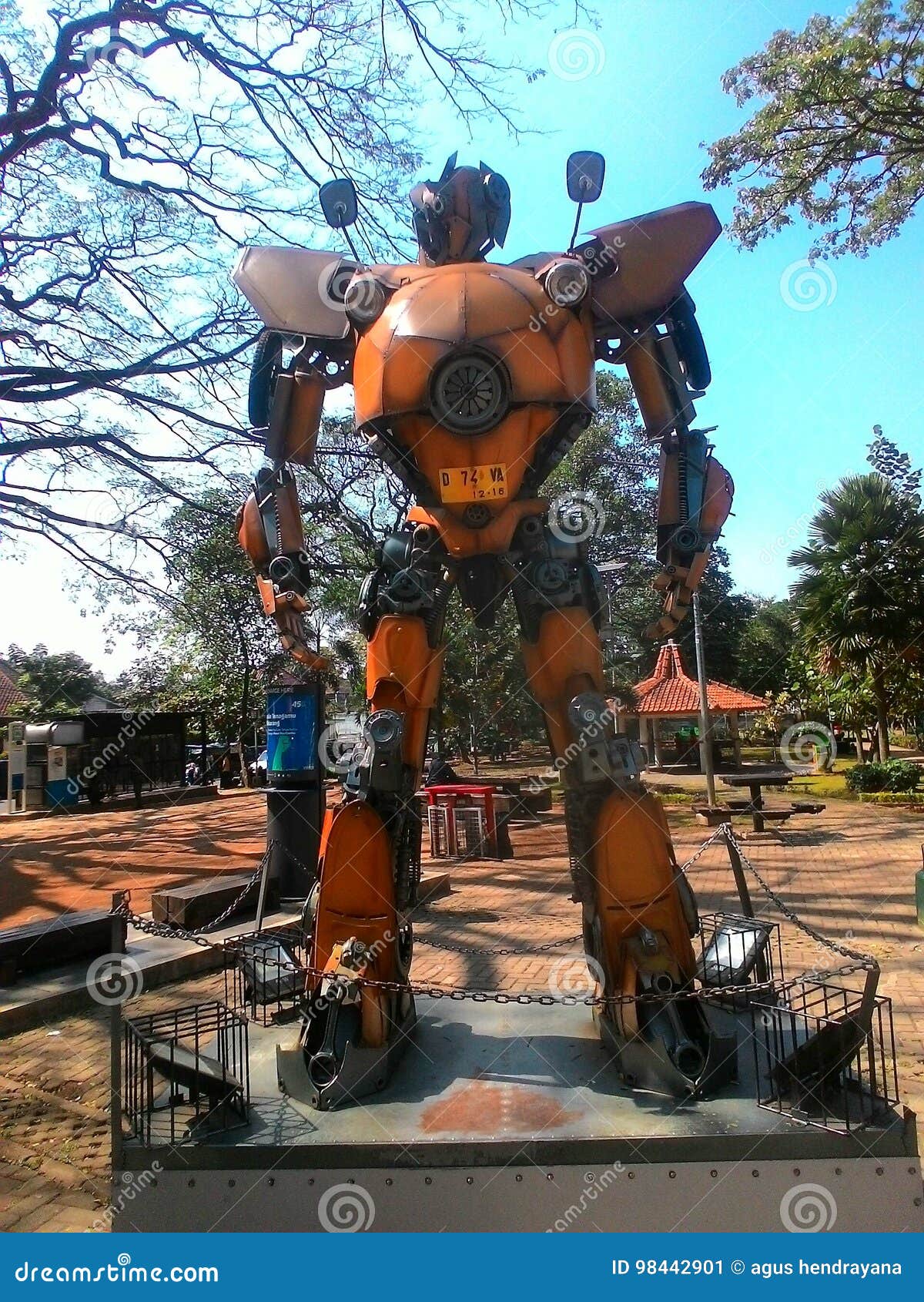Statue Of The Robot At Ghibli Museum Editorial Photo | CartoonDealer ...
