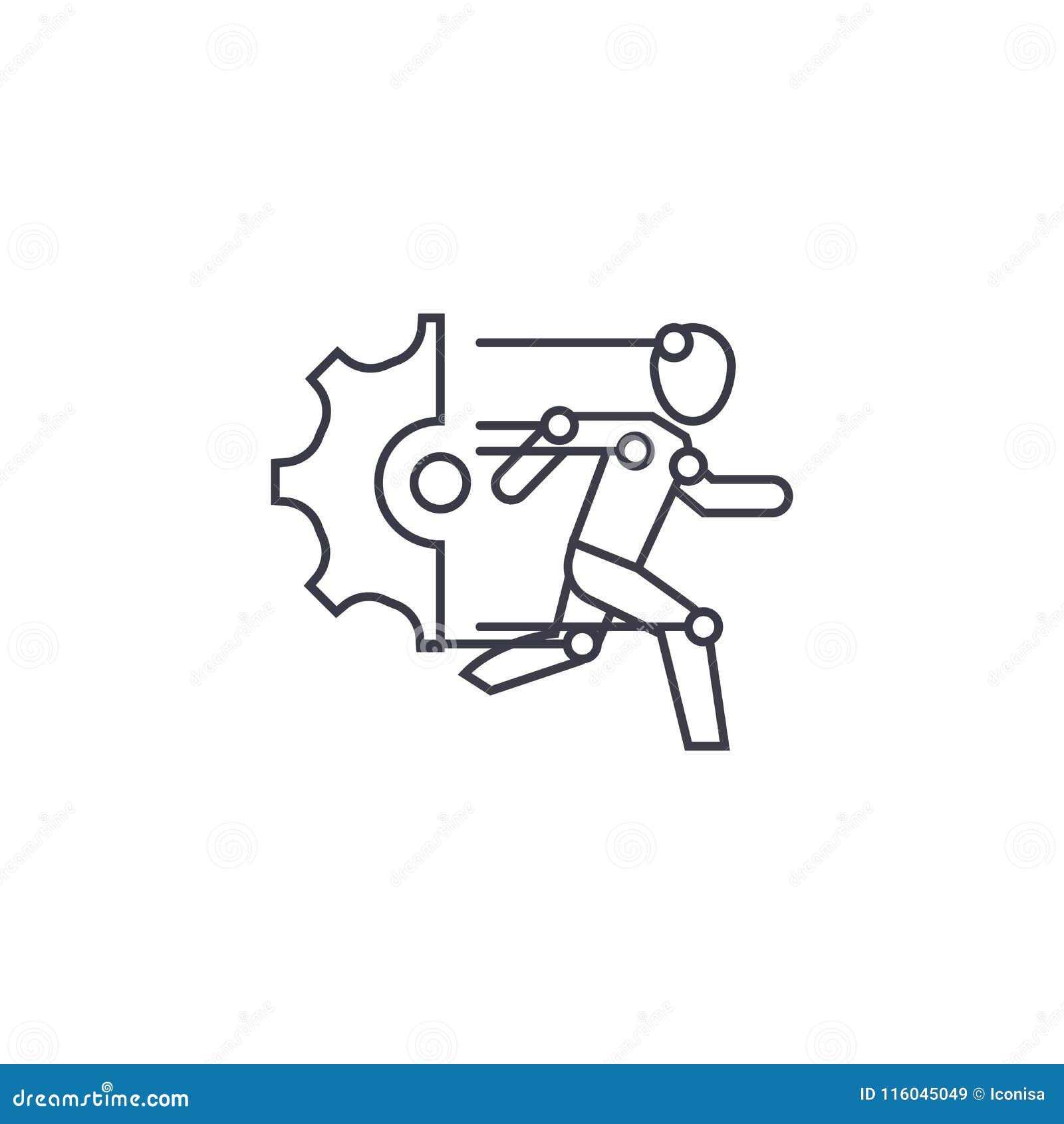 Robot Technical Units Black Vector Concept Icon. Robot Technical Units ...