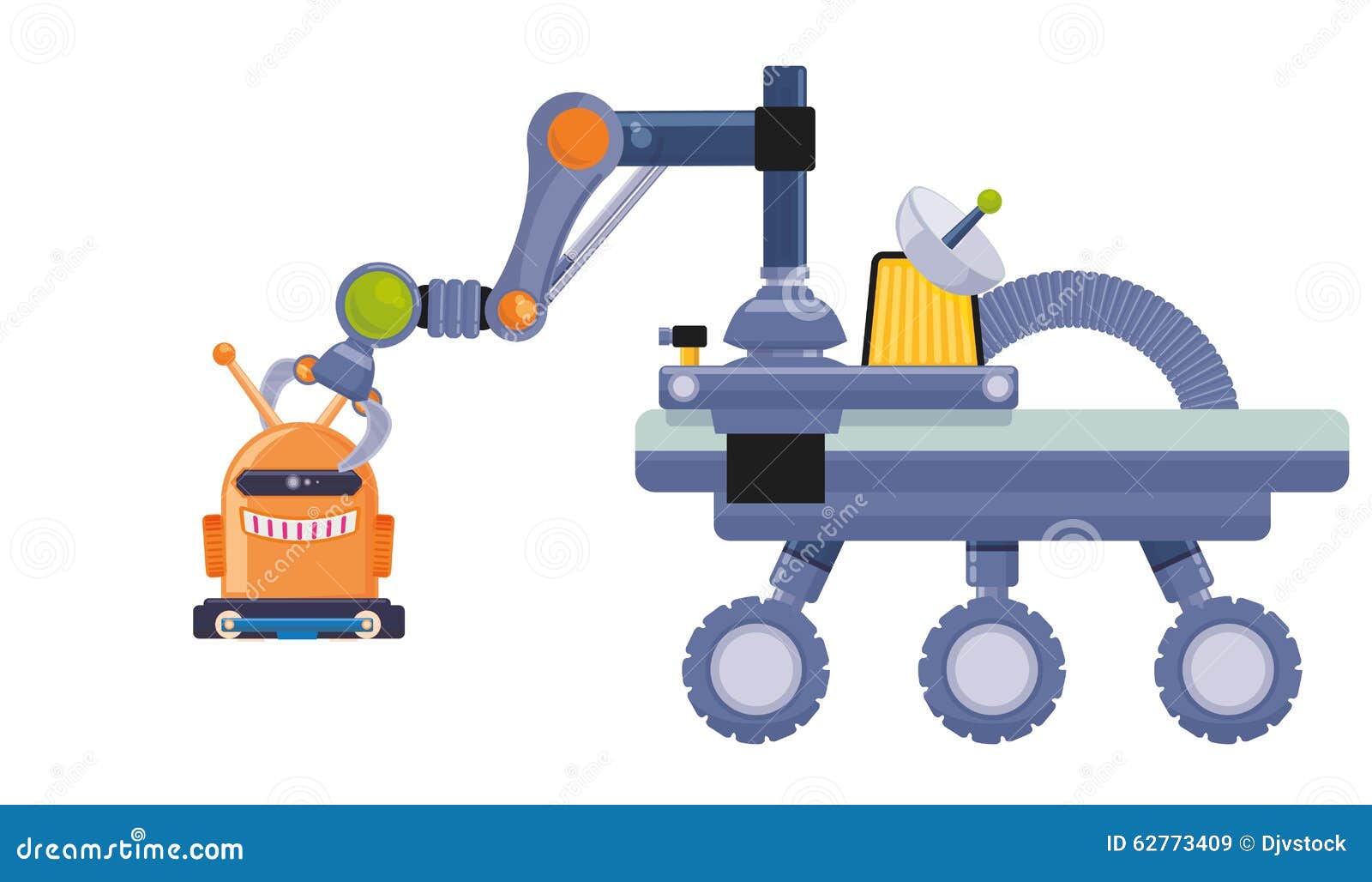 Robot and Technology Design Stock Vector - Illustration of mechanical ...