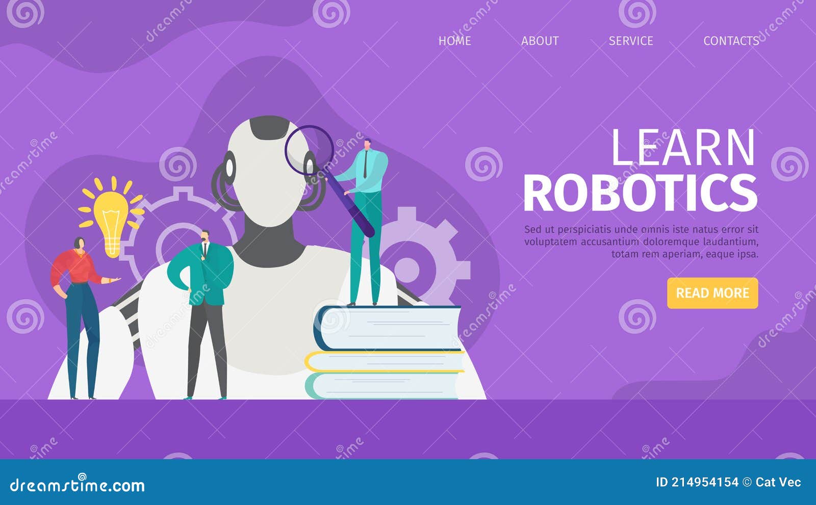 Futuristic Robotics Anime Girl With Sacred Geometry Royalty-Free Stock ...