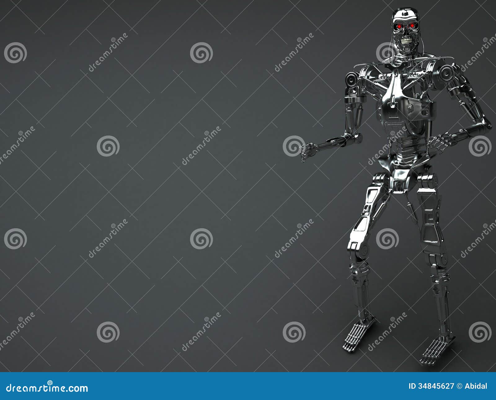 Robot Terminator Stock Photography | CartoonDealer.com #27106106