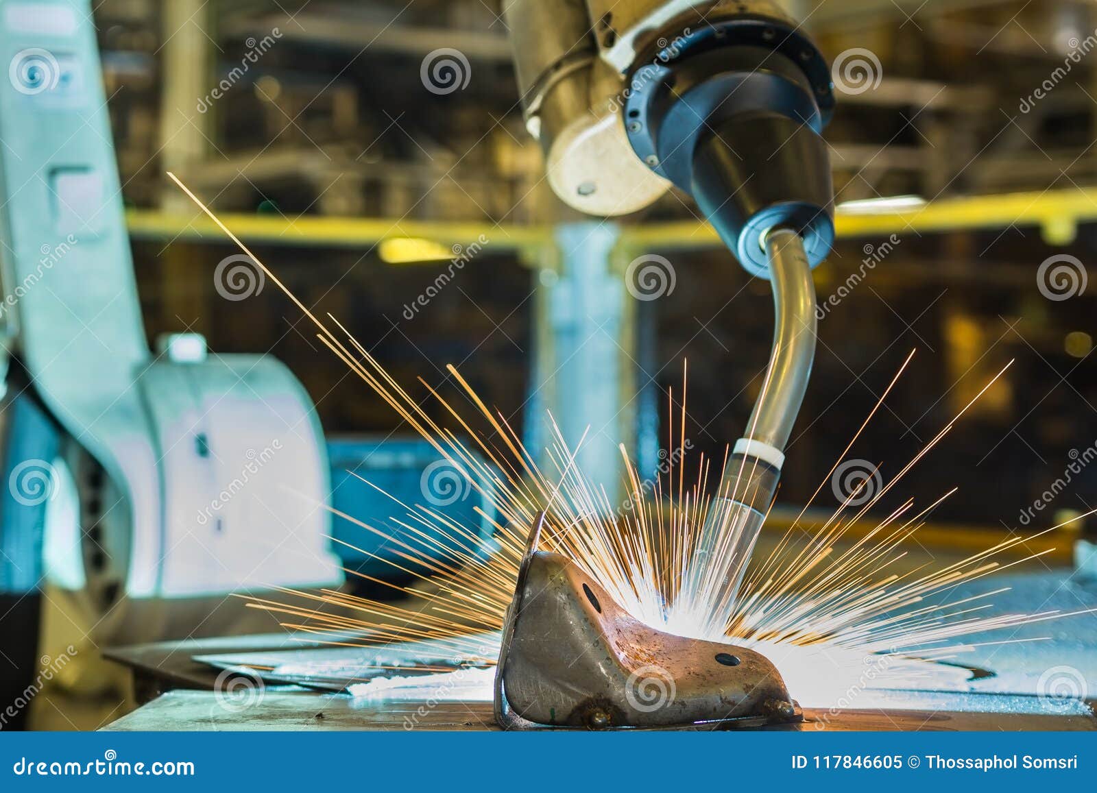 Robot Test Run Welding Program Stock Image - Image of high, cars: 117846605