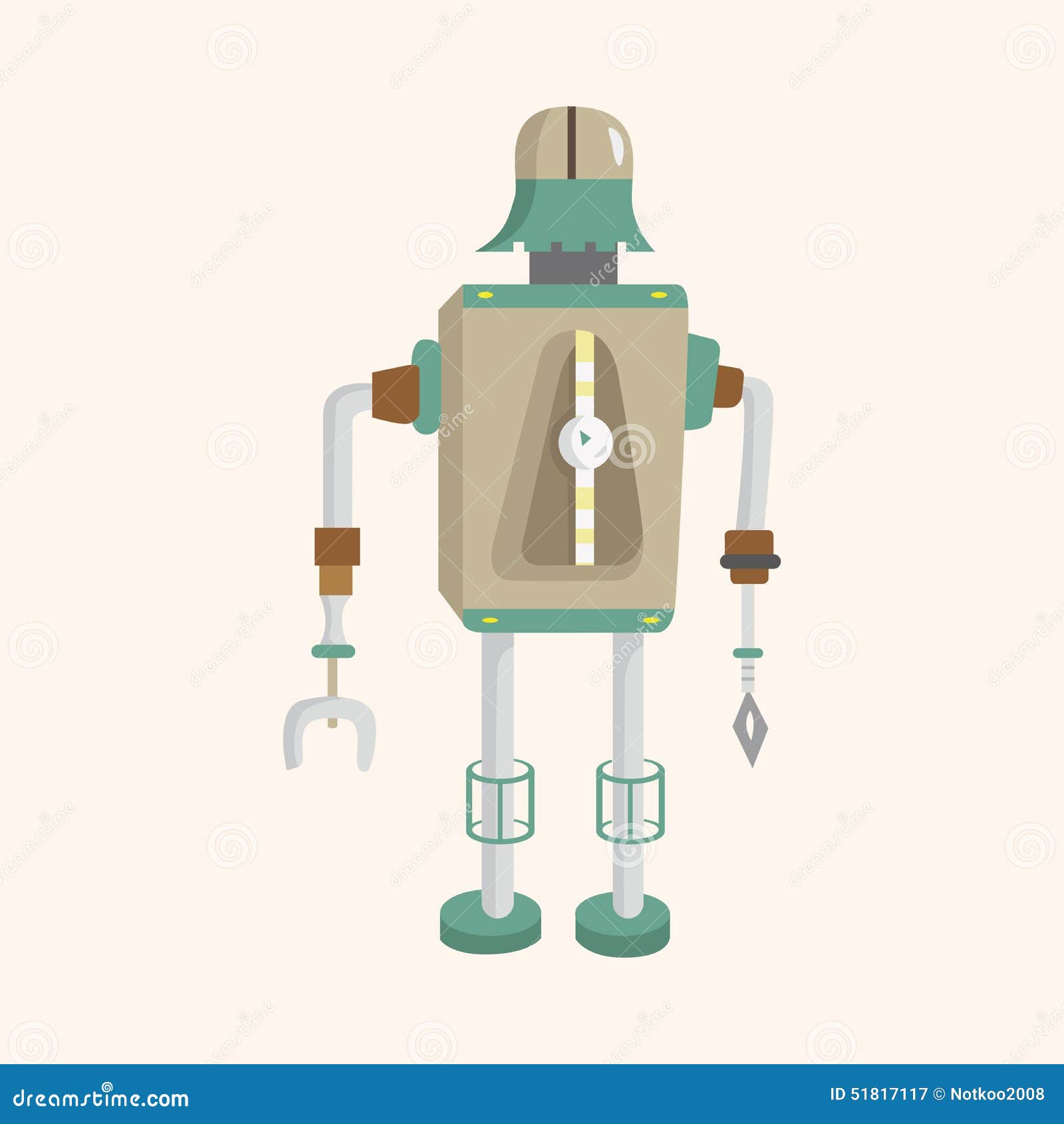 Robot Theme Elements Vector,eps Stock Vector - Illustration of ...