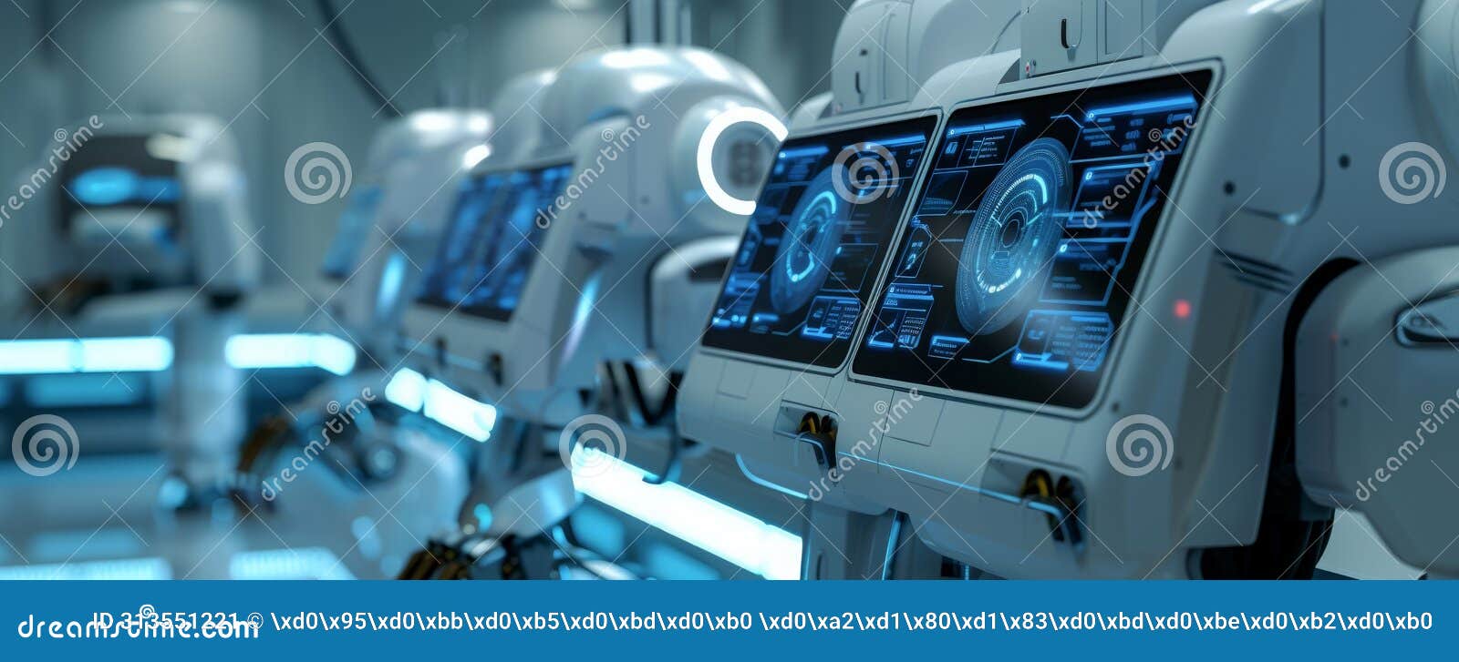 Robot with Touch Screens and Manipulators. Artificial Intelligence ...