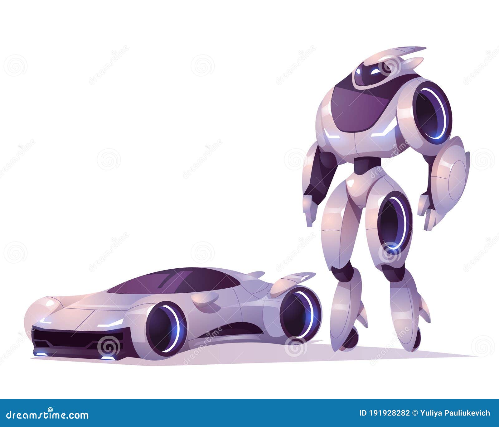 Robot Transformer Poster For T-shirt Cartoon Vector | CartoonDealer.com ...