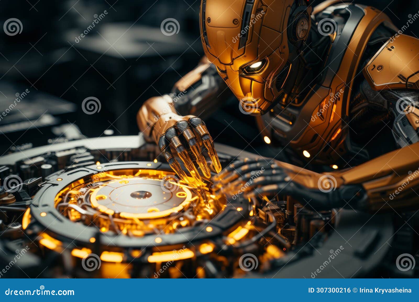 A Robot is Used To Replace a Processor, Stock Photo - Image of factory ...