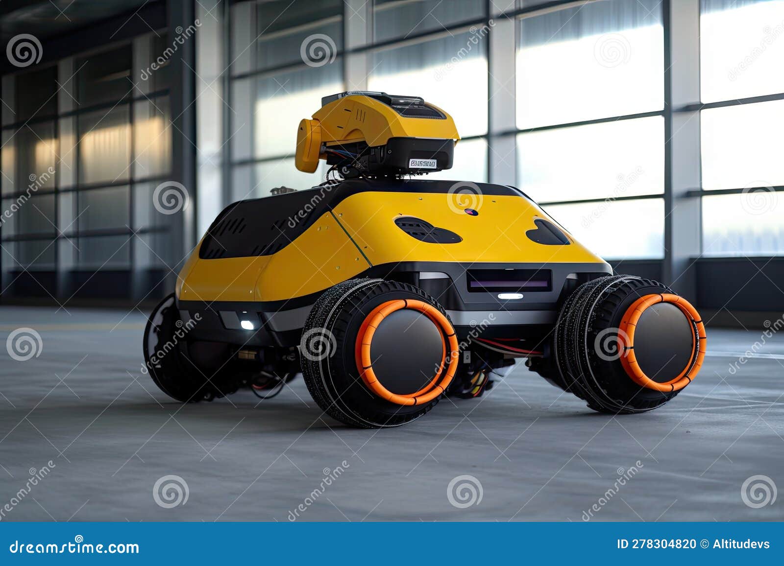 Robot Using Its Advanced Safety Features To Avoid Obstacles and ...