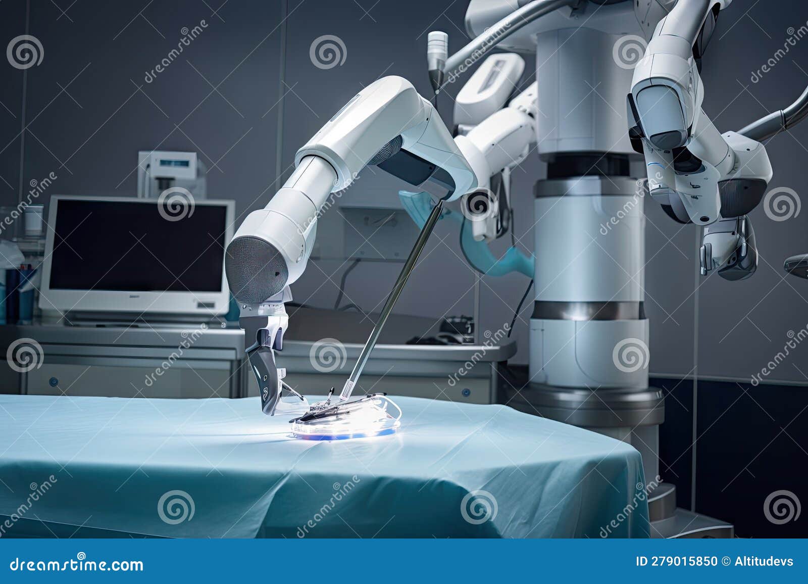 Robot Utilizing Cutting-edge Surgical Techniques To Perform Minimally ...
