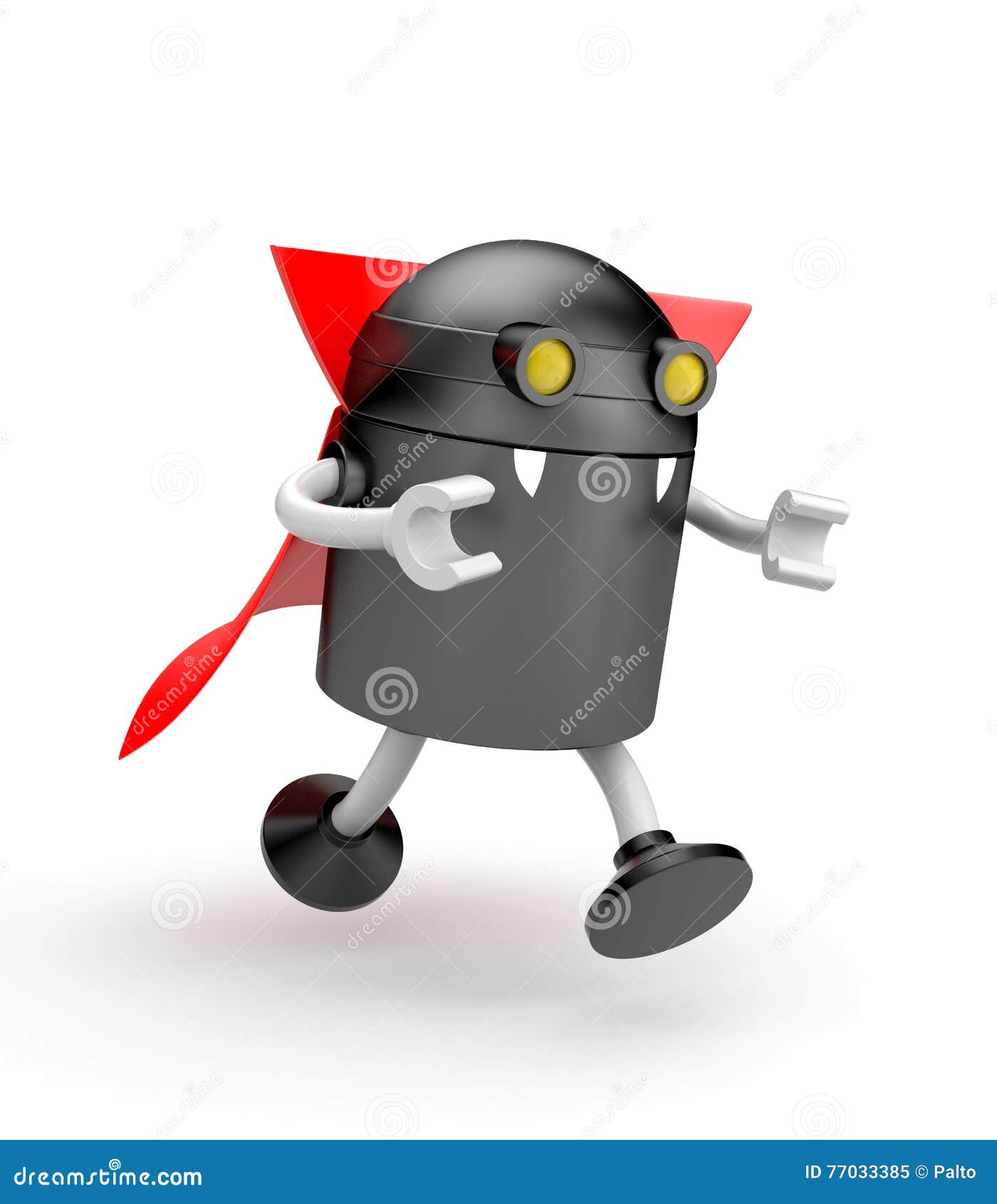 Robot Vampire - Preys On The Victim Royalty-Free Illustration ...