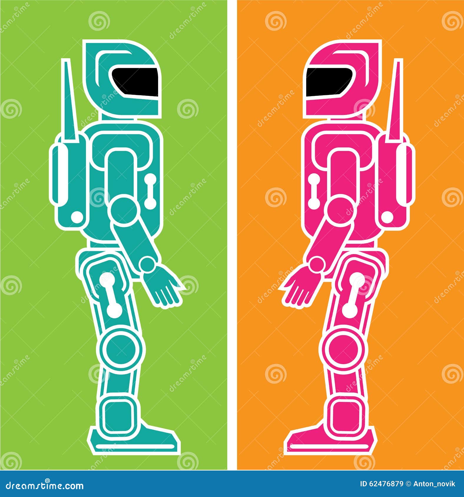 Robot vector eps vector stock vector. Illustration of mechanical - 62476879