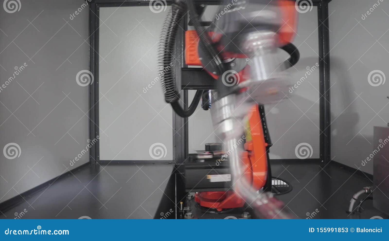 Robot Velder Arm stock video. Video of welder, rotate - 155991853