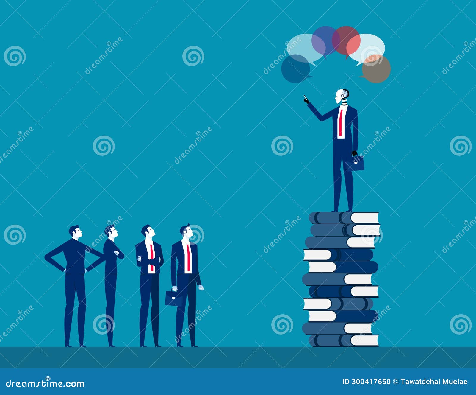 A Visionary Leader And A Collaborative Team Stock Photography ...