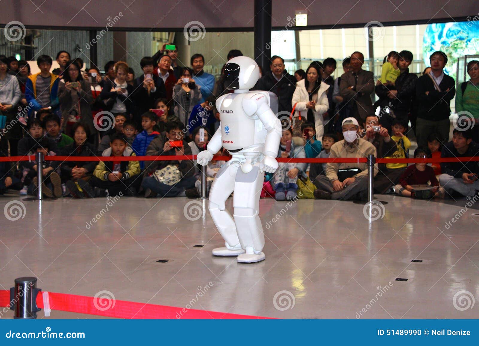 Robot Walking Around Doing a Demo at Museum Editorial Image - Image of ...