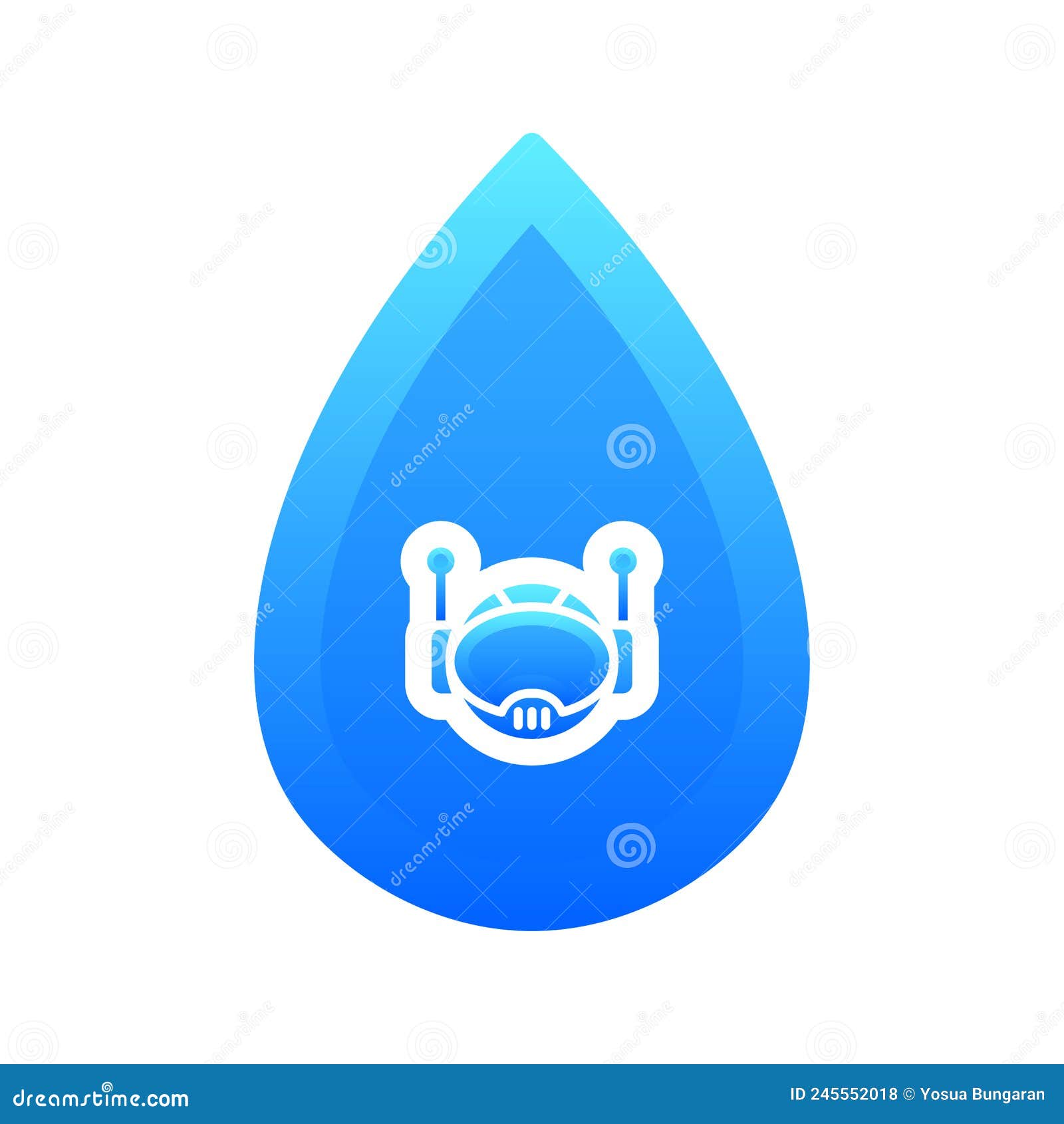 Robot In The Water Stock Photography | CartoonDealer.com #330518996