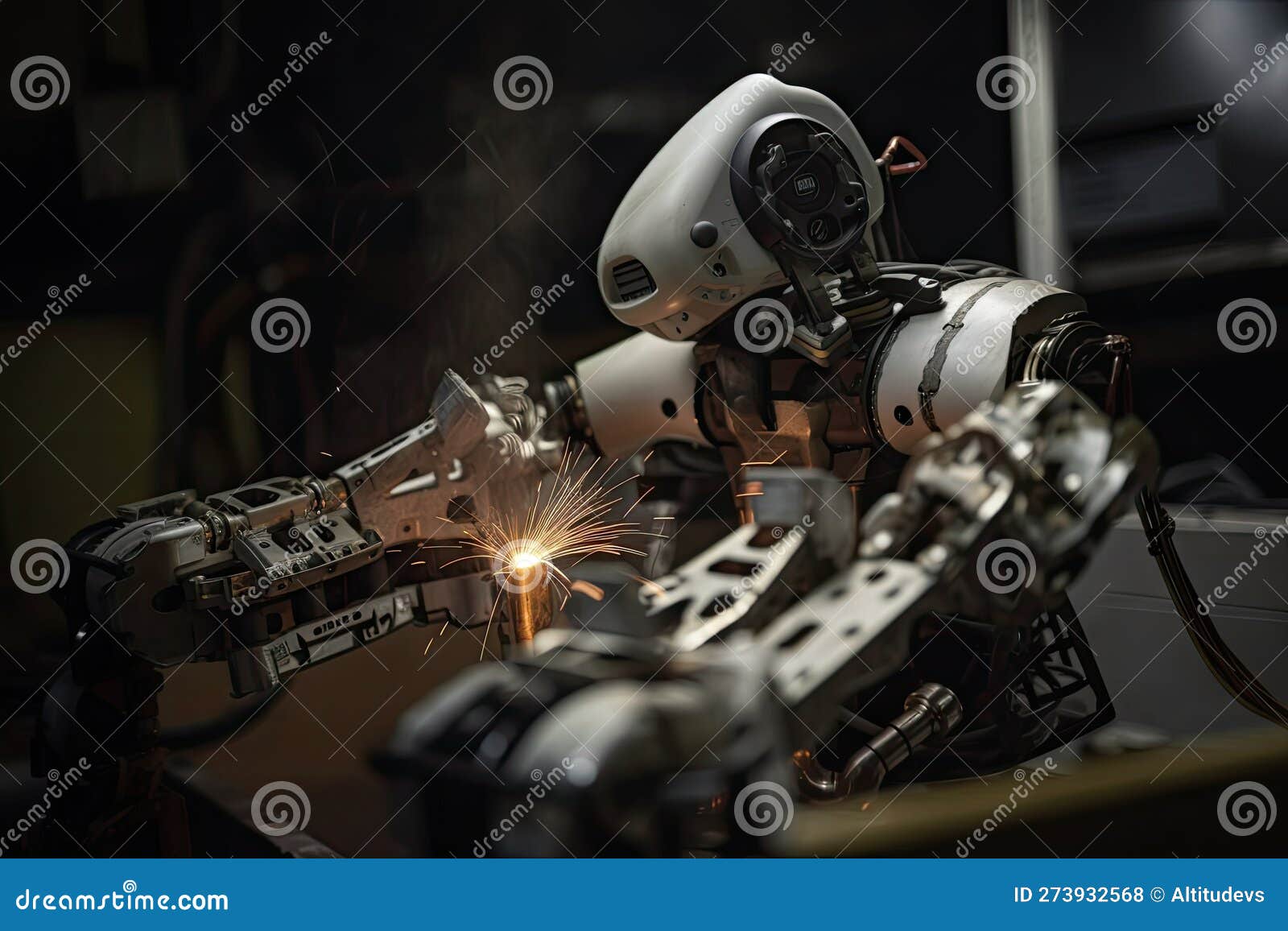 Robot Welding Components for Spacecraft, with Parts Floating in Zero ... Robot Welding Components for Spacecraft, with Parts Floating in Zero ...