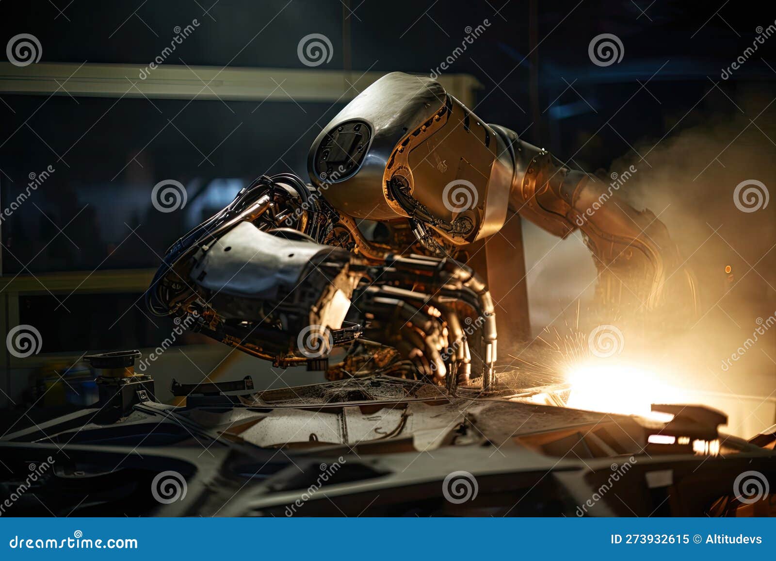 Robot Welding Components for Spacecraft, with Parts Floating in Zero ... Robot Welding Components for Spacecraft, with Parts Floating in Zero ...