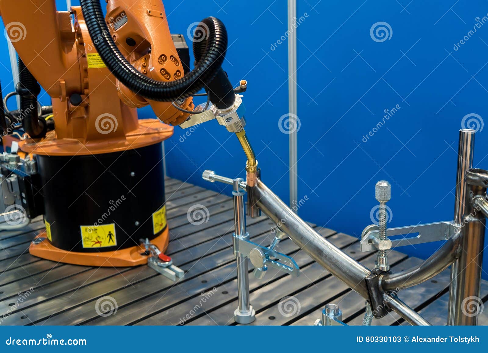 Robot welding equipment stock image. Image of bodywork - 80330103