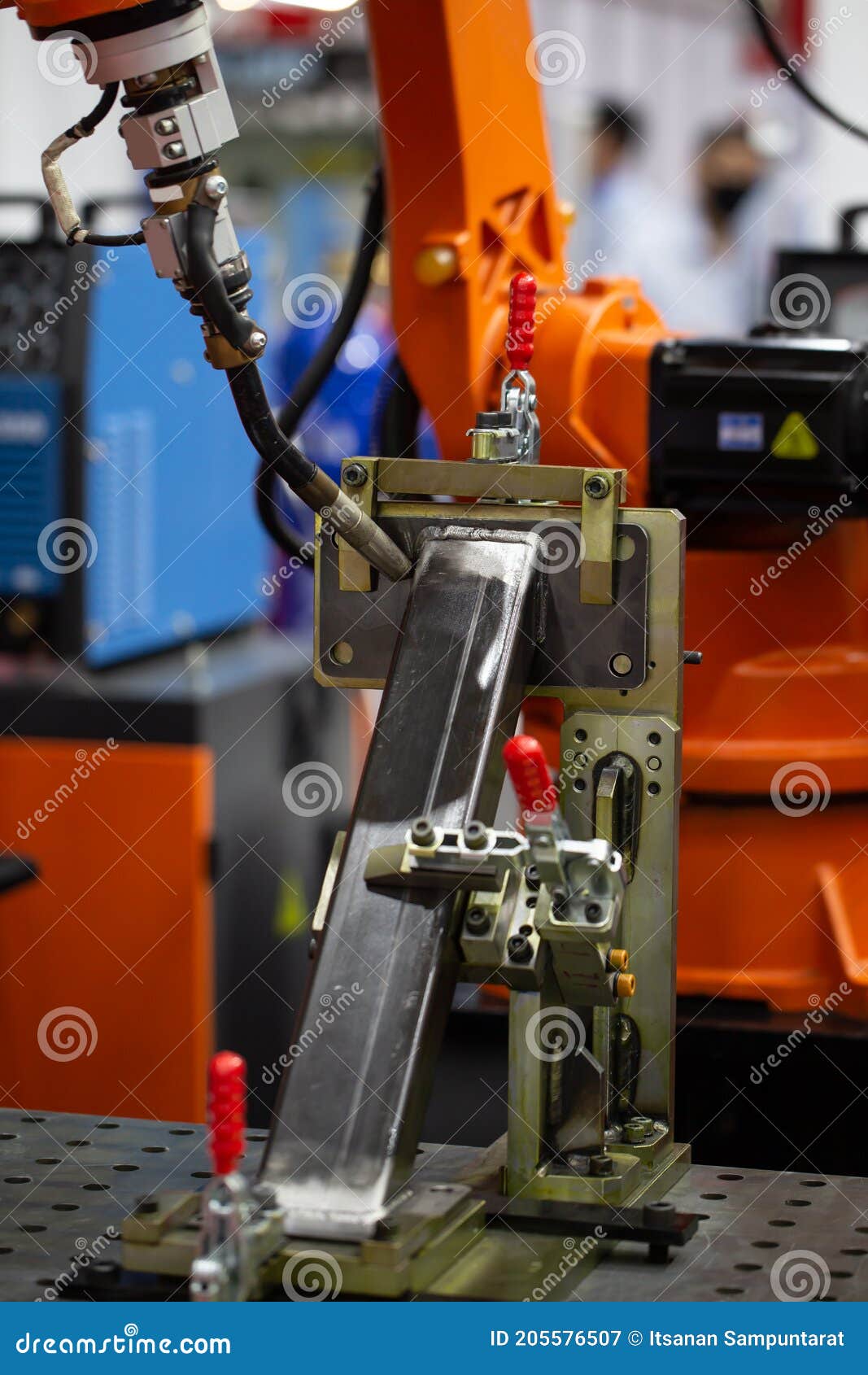 Robot welding machine stock image. Image of automated - 205576507