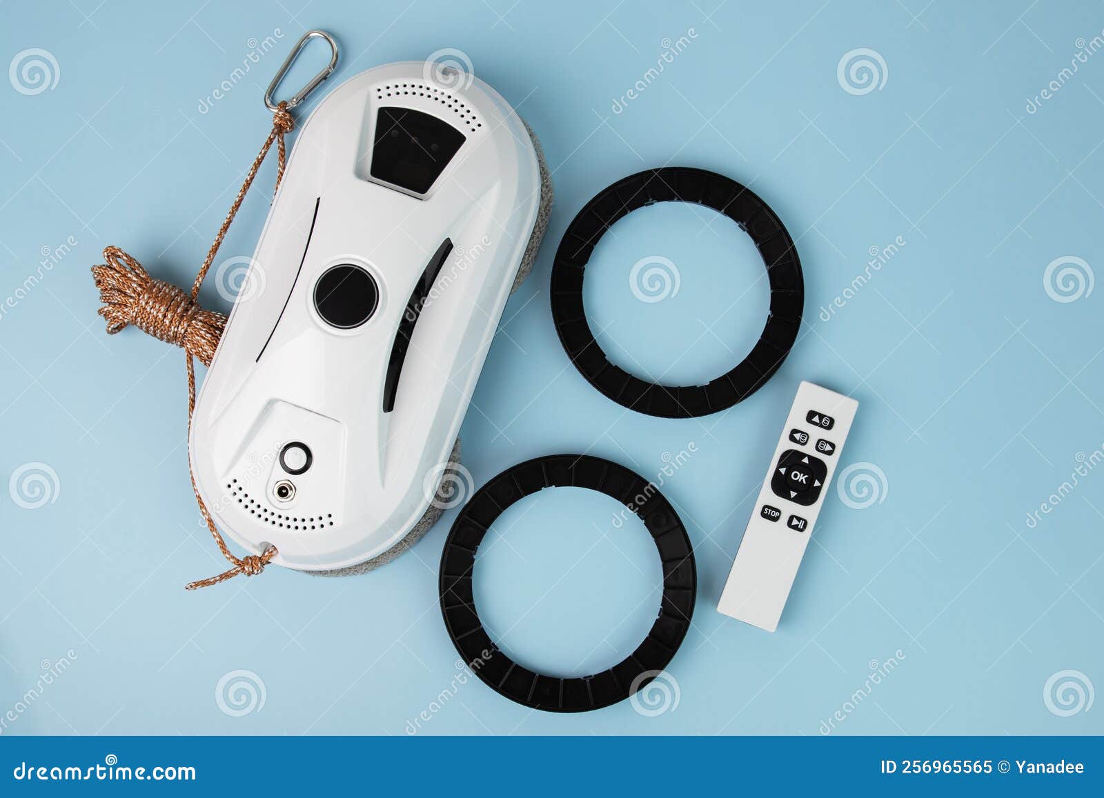 Robot Window Cleaner, Automatic Glass Washer with Remote Control and ...