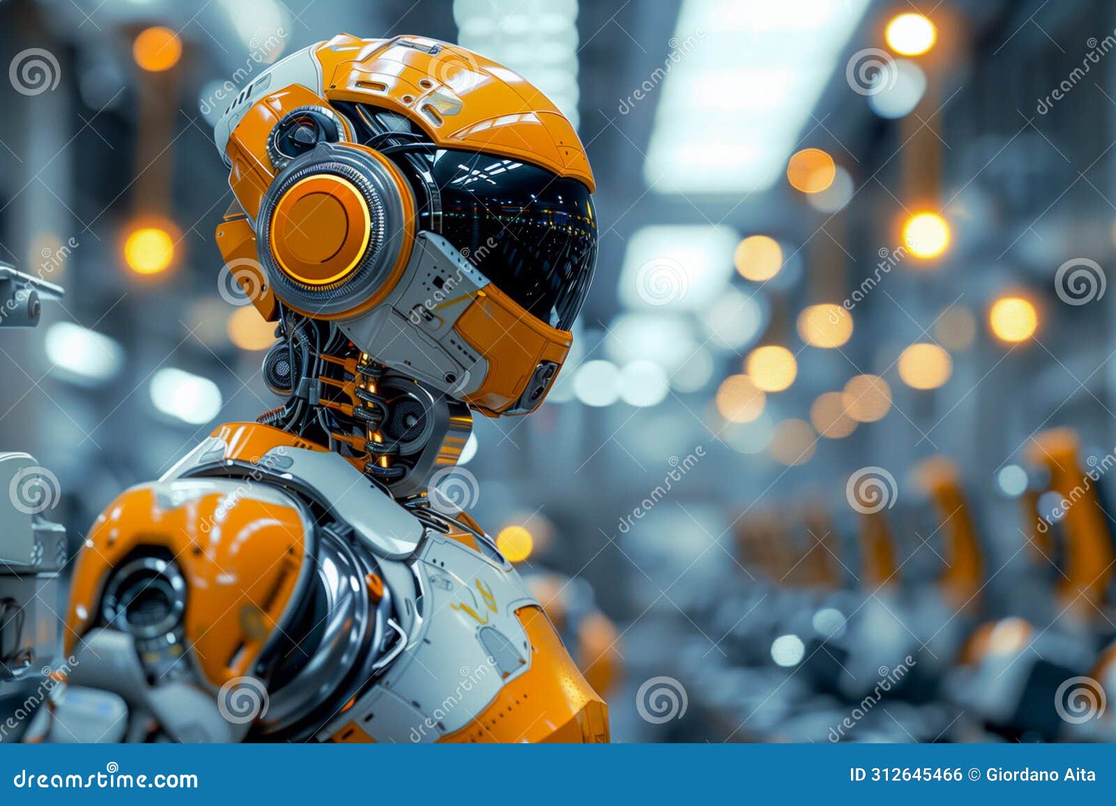 Robot Worker Royalty-Free Stock Photography | CartoonDealer.com #30152525