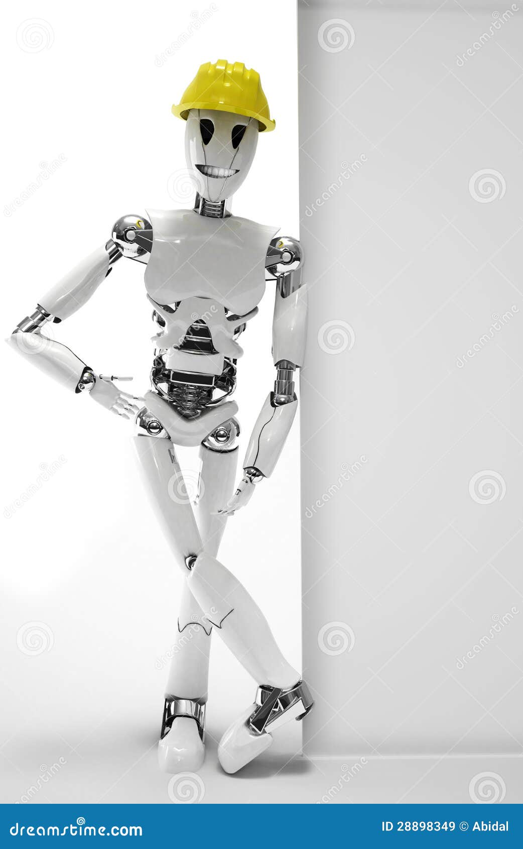 Robot Worker In A Fast Food Restaurant Concept. Automated Service In ...