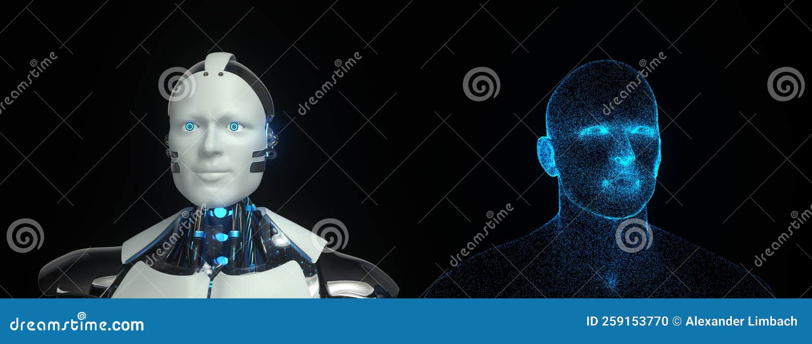 Robotic and AI Development stock illustration. Illustration of learning ...