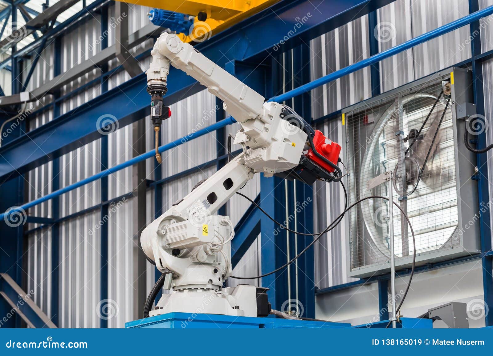 Robotic Arc Welding Machine Stock Image - Image of tech, cybernetics ...
