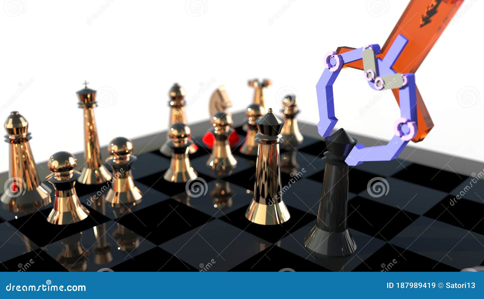 Robotic Arm Artificial Intelligence Playing Chess 3d Illustration Stock ... Robotic Arm Artificial Intelligence Playing Chess 3d Illustration Stock ...