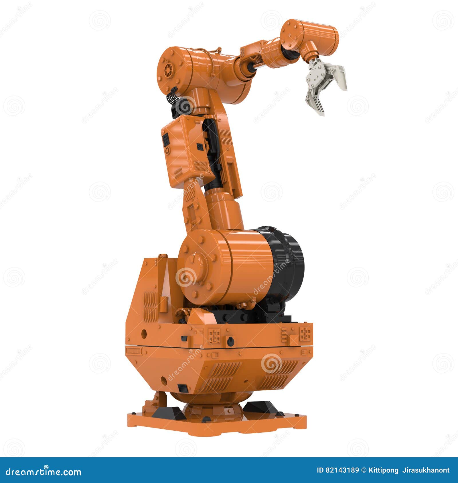 Robotic arm stock image. Image of industry, automaton - 82143189