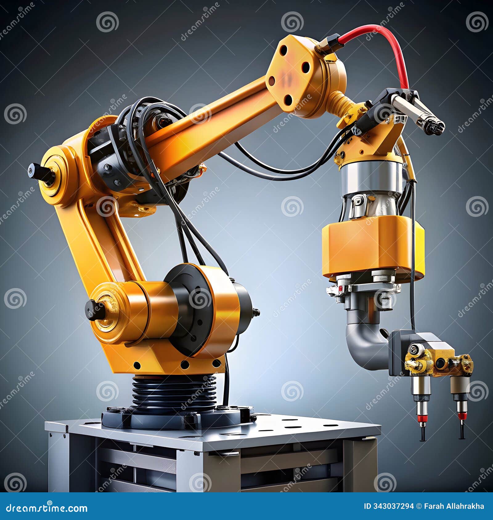 A Robotic Arm Equipped With Electrical Tools Enhances Precision And ...