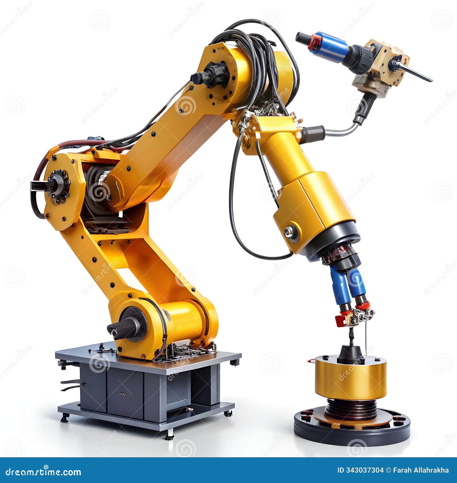 A Robotic Arm Equipped With Electrical Tools Enhances Precision And ...