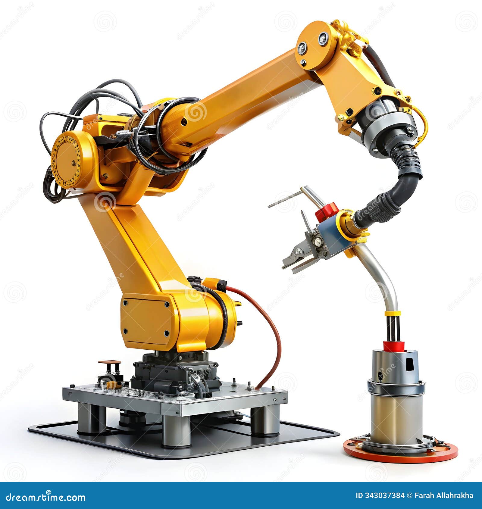 A Robotic Arm Equipped With Electrical Tools Enhances Precision And ...
