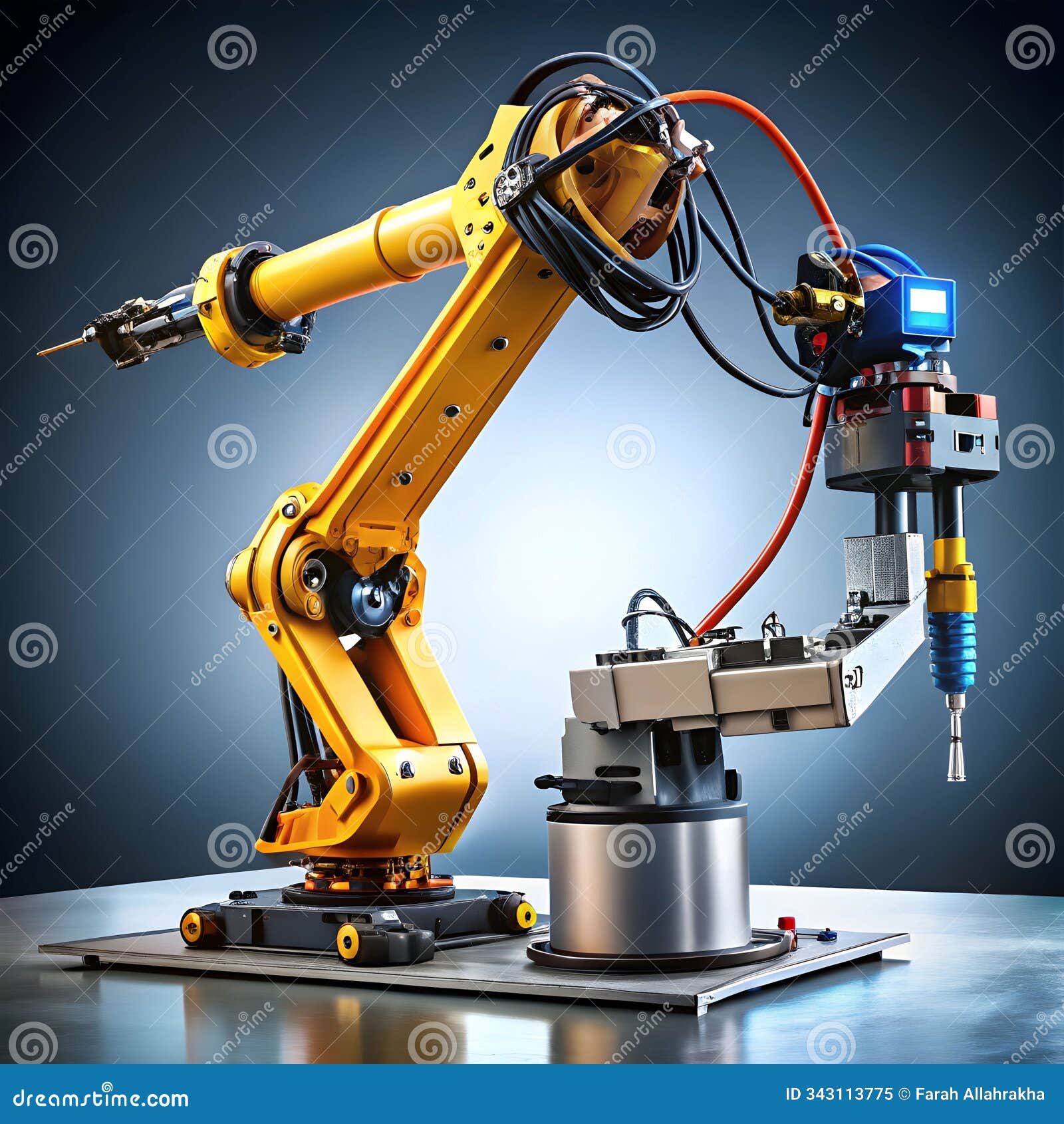 A Robotic Arm Equipped With Electrical Tools Enhances Precision And ...