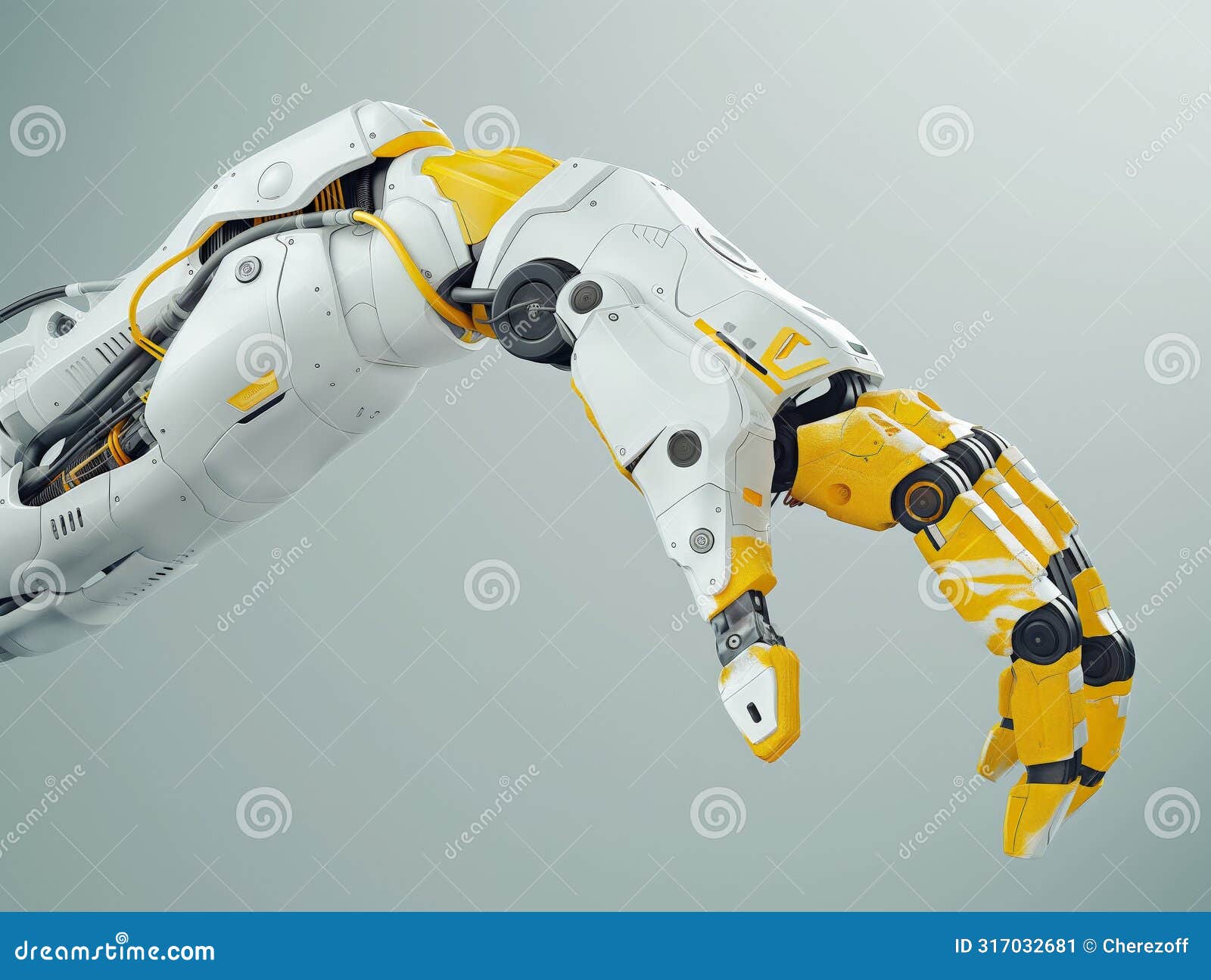 Robotic Arm Handshake stock image. Image of sensor, artificial - 317032681