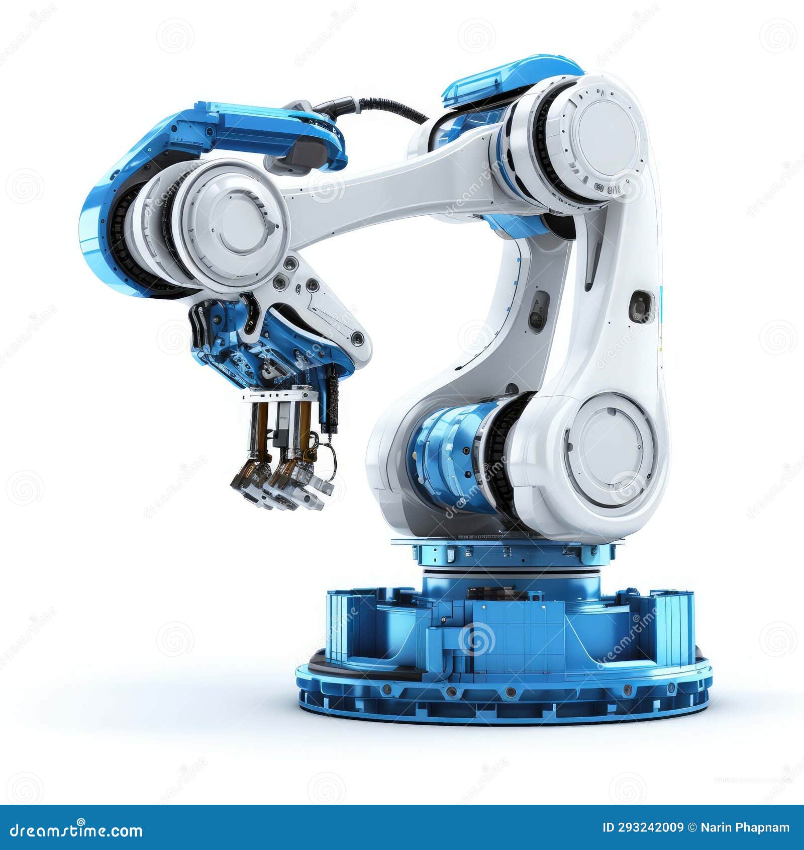 Robotic arm industry stock image. Image of intelligence - 293242009