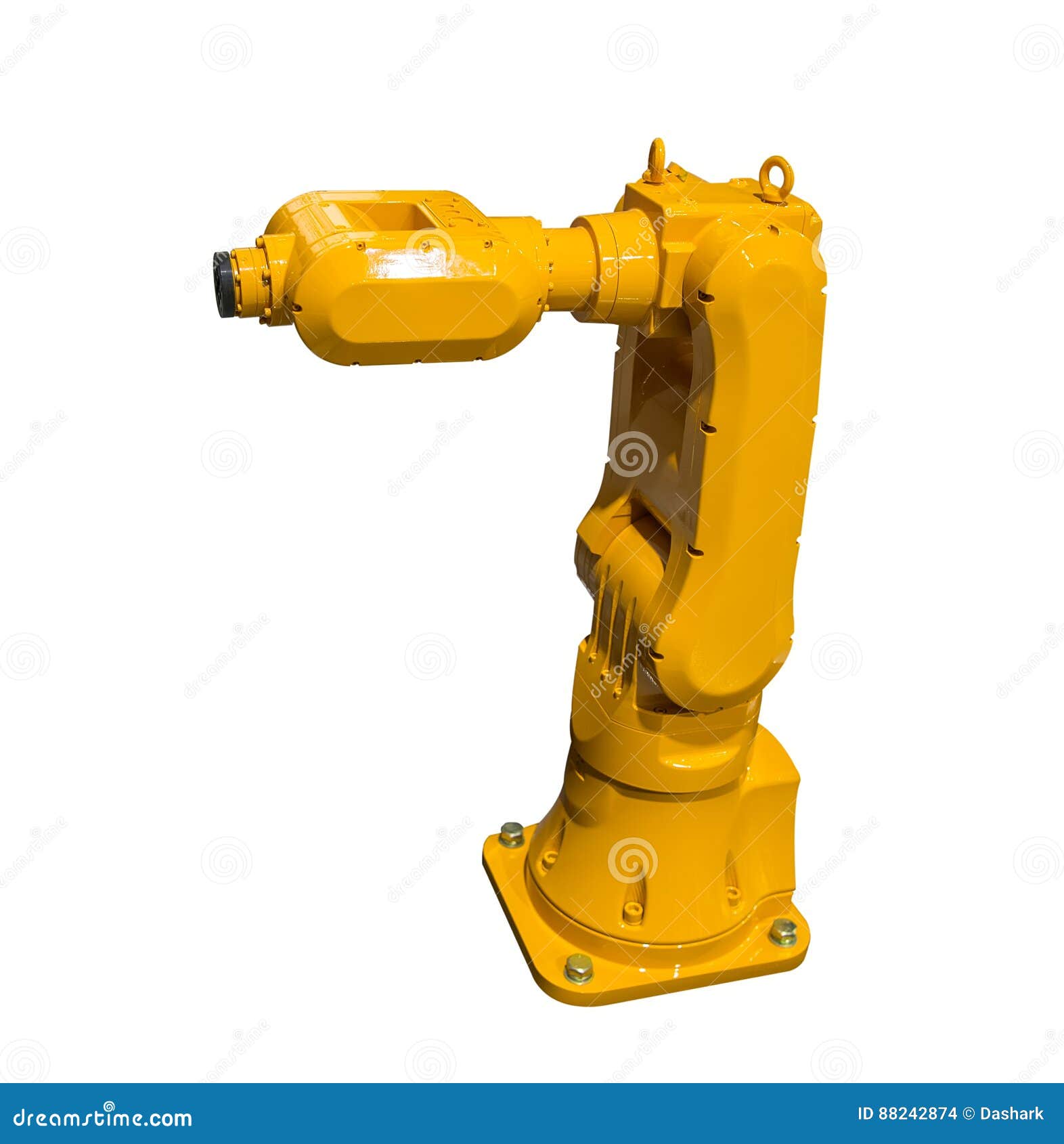 Robotic Arm isolated stock photo. Image of intelligence - 88242874