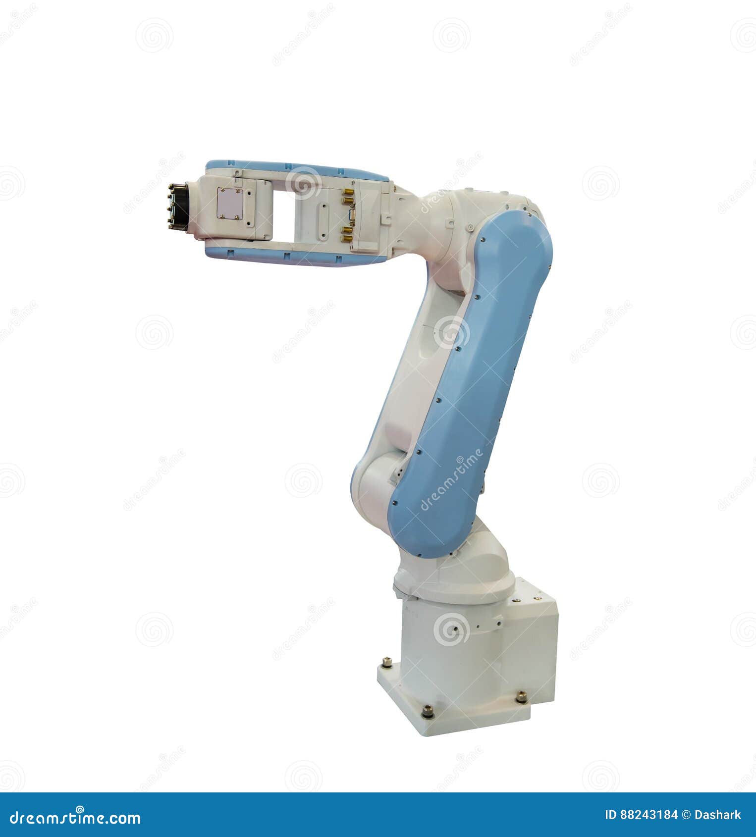 Robotic Arm isolated stock photo. Image of machine, mill - 88243184