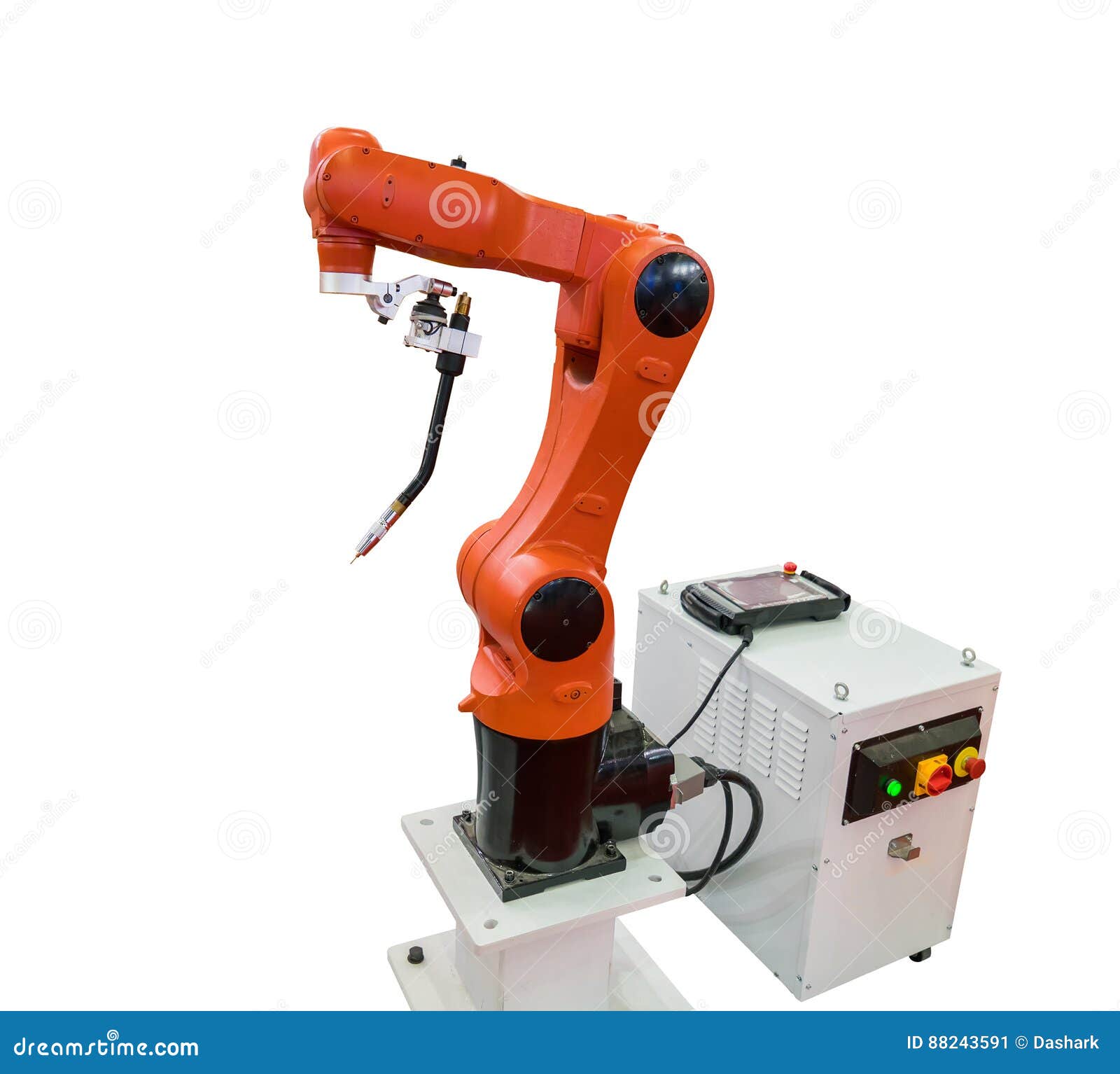 Robotic Arm isolated stock image. Image of factory, intelligence - 88243591