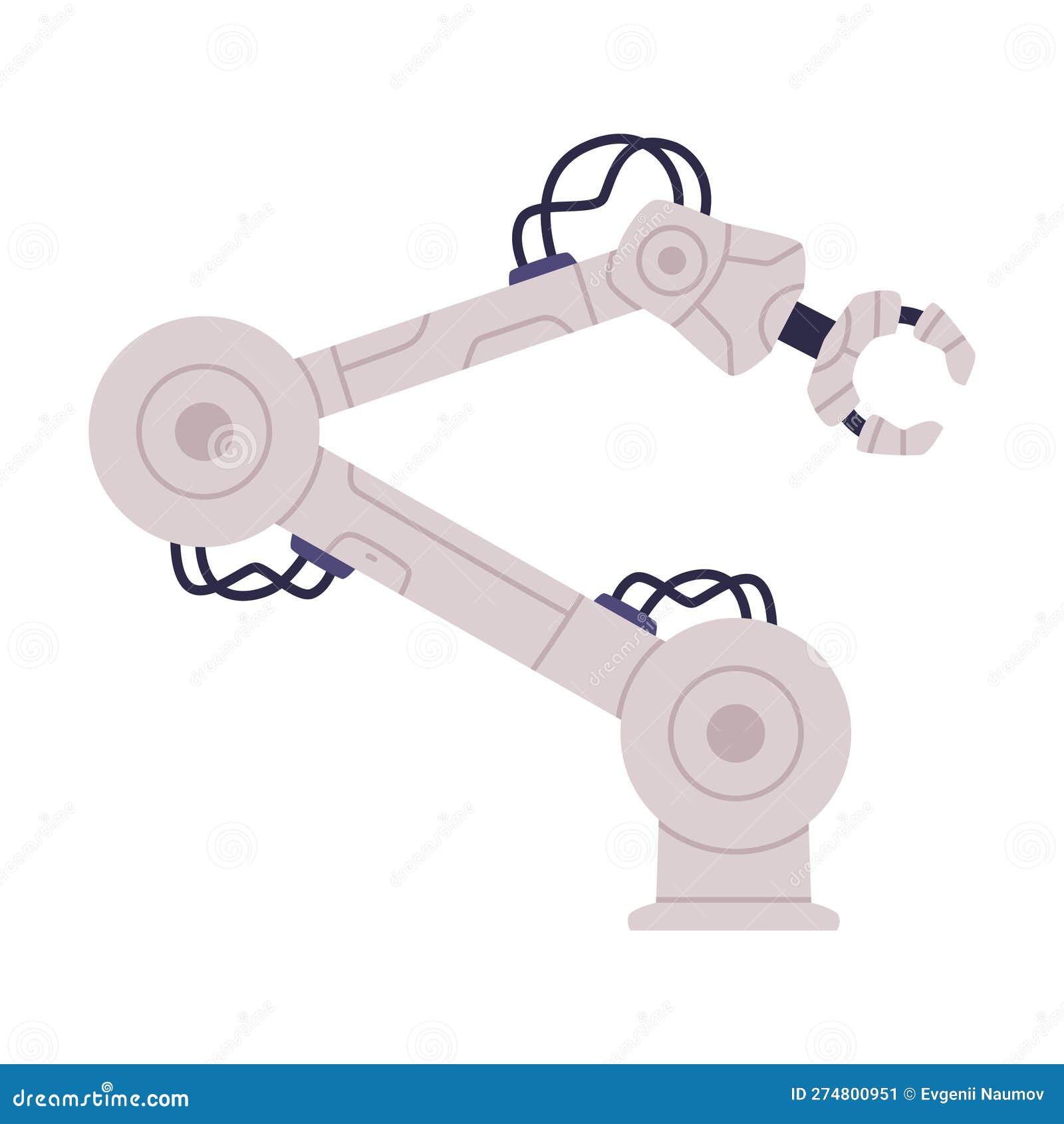 Robotic Arm with Joints for Industrial Work As Future Technology Device ...