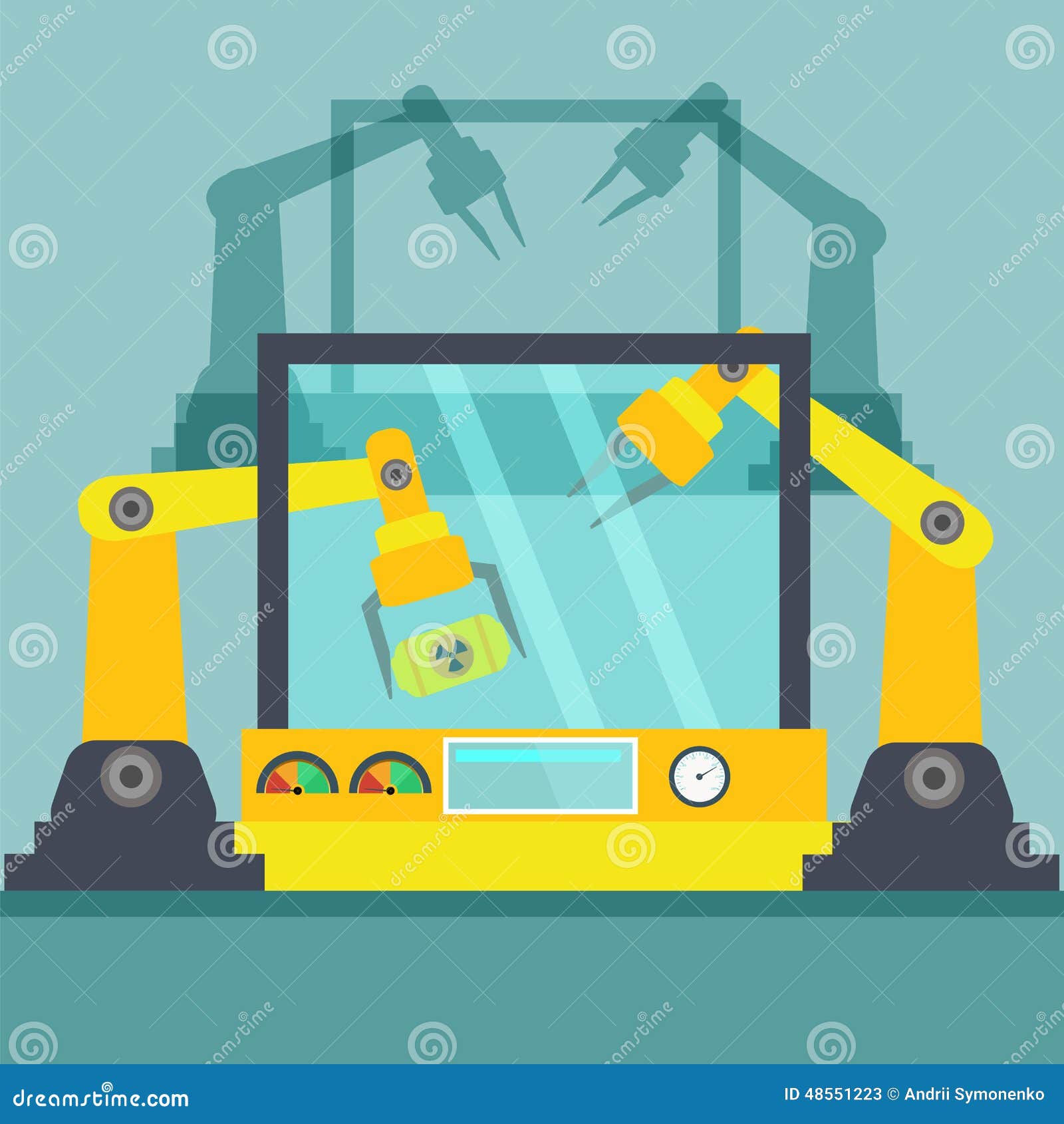 Line Mechanic Boy Icon Vector Collage | CartoonDealer.com #226344769