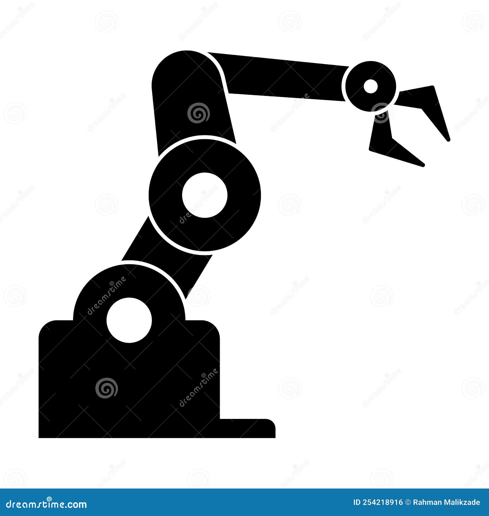 Robotic Arm or Mechanical Arm Icon. Robot Arm Vector Illustration Stock ...