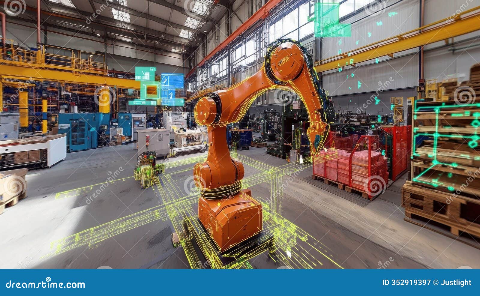 Robotic Arm Operating in Smart Factory with Augmented Reality Interface ...