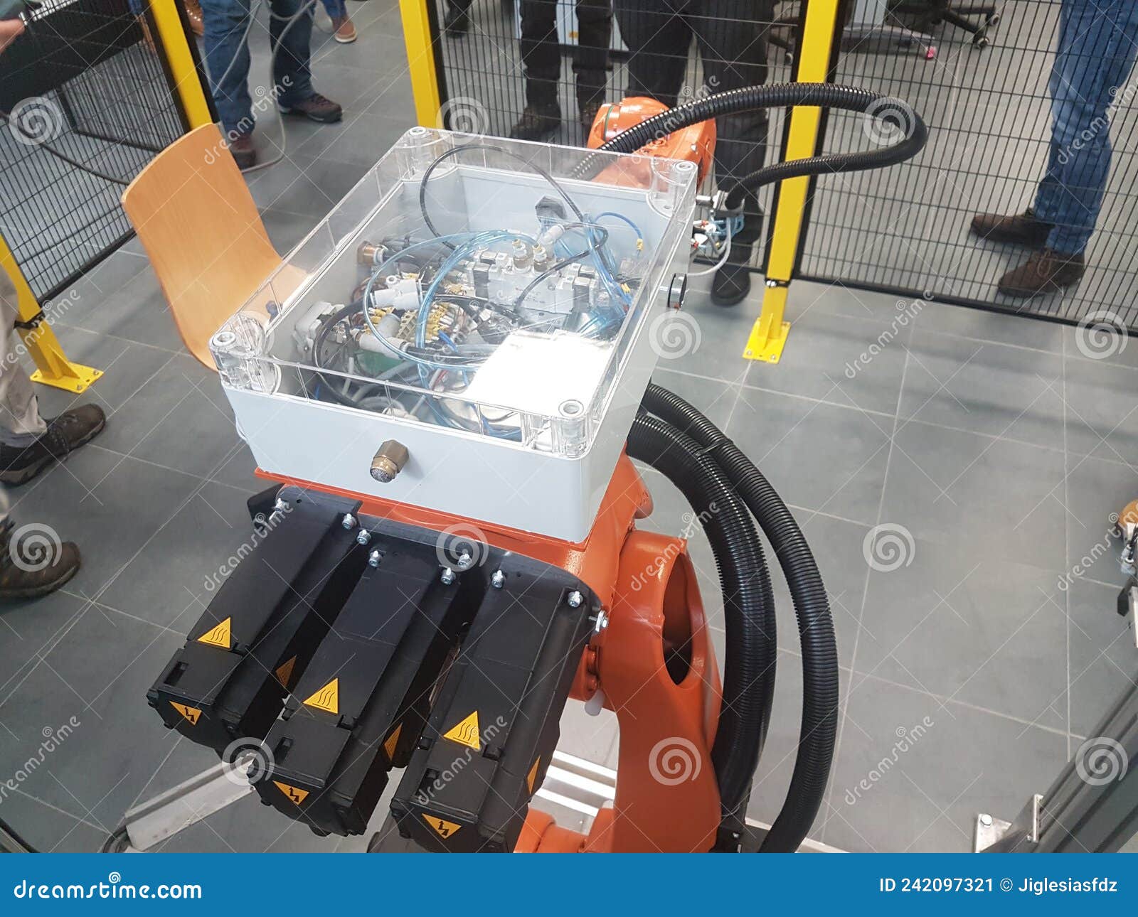 Robotic Arm in a R&D Laboratory Stock Image - Image of artificial ...