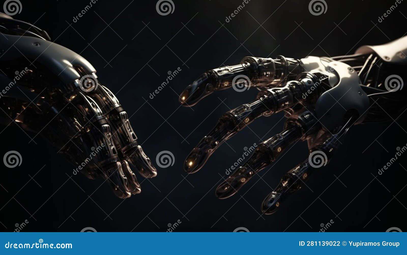 Robotic Arm Reflects Futuristic Technology in Studio Shot Generated by ...