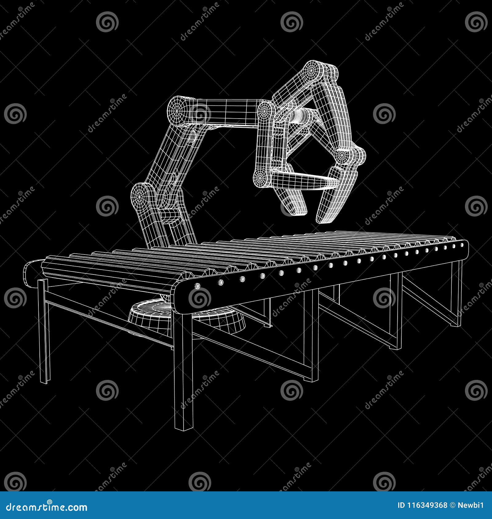 Conveyor Section Stock Illustrations – 452 Conveyor Section Stock ...