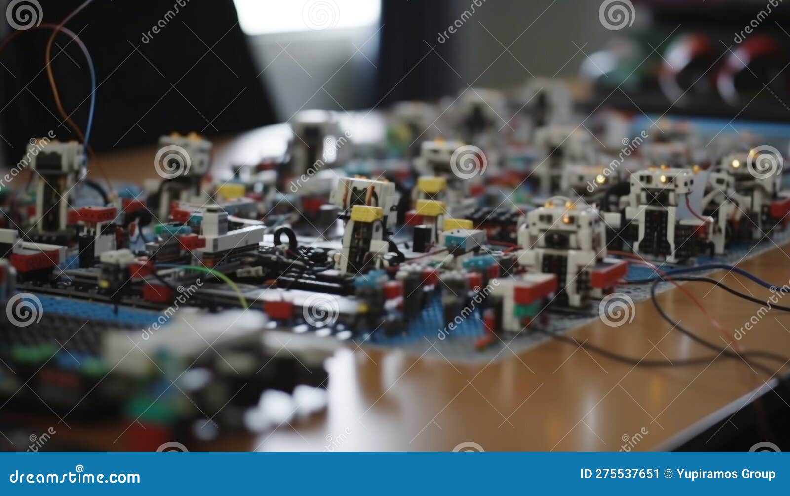 Robotic Arm Soldering Complex Circuit Board Technology Generated by AI ...